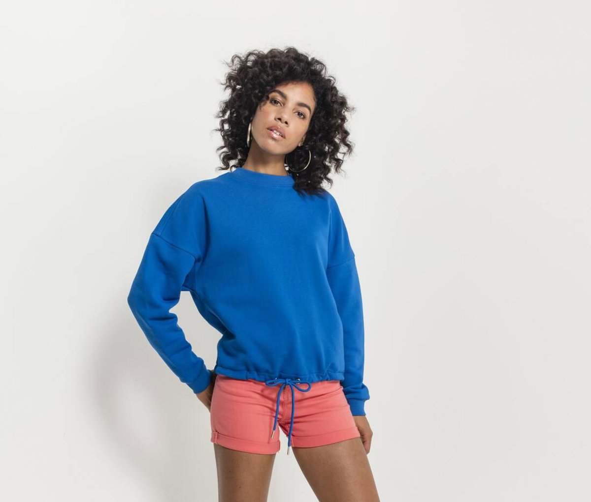 LADIES OVERSIZE CREWNECK - Primex Textiles