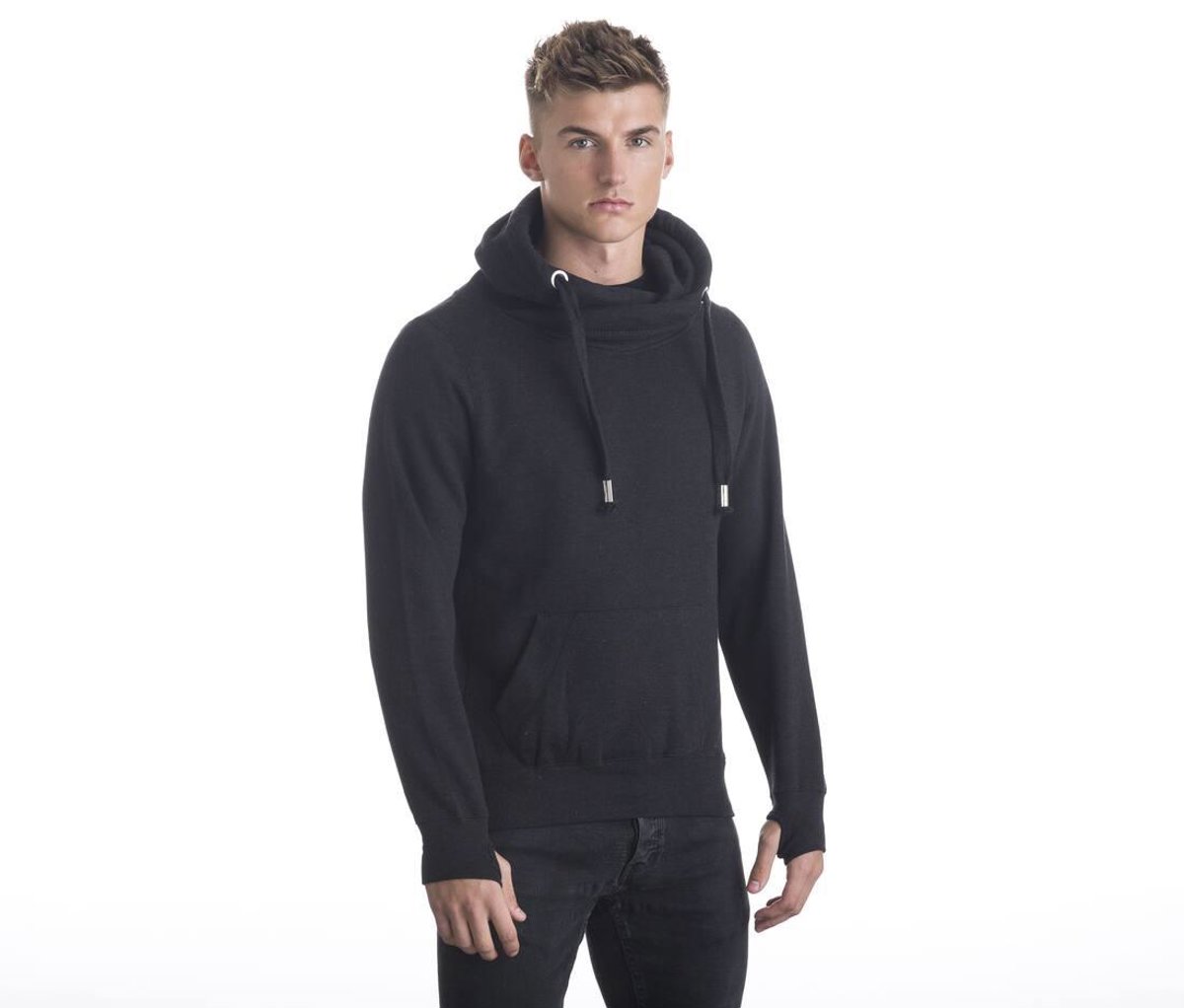 CROSS NECK HOODIE - Primex Textiles