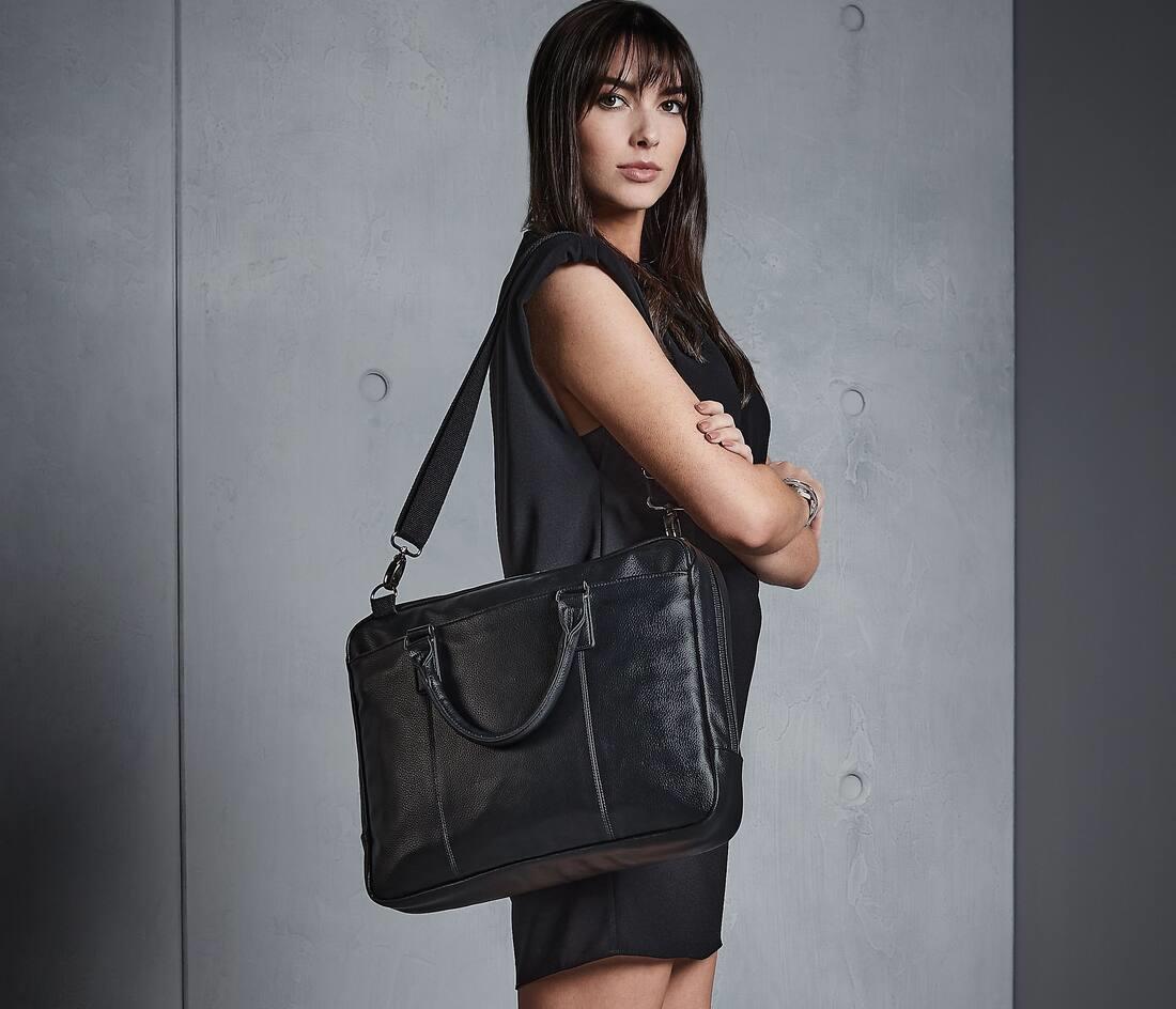 NUHIDE® SLIMLINE LAPTOP BRIEF - Primex Textiles