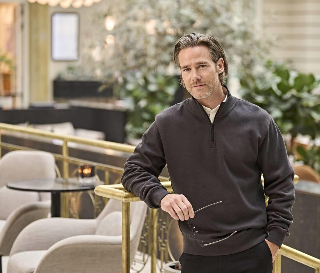 RIBBED INTERLOCK HALF ZIP - Primex Textiles