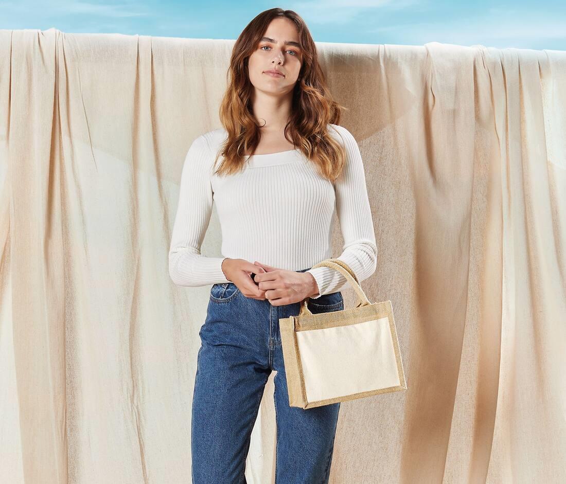 COTTON PUCKET JUTE GIFT BAG - Primex Textiles