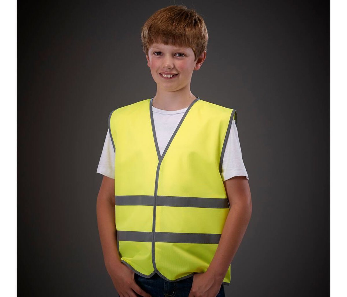HI-VIS REFLECTIVE BORDER KIDS WAISTCOAT - Primex Textiles