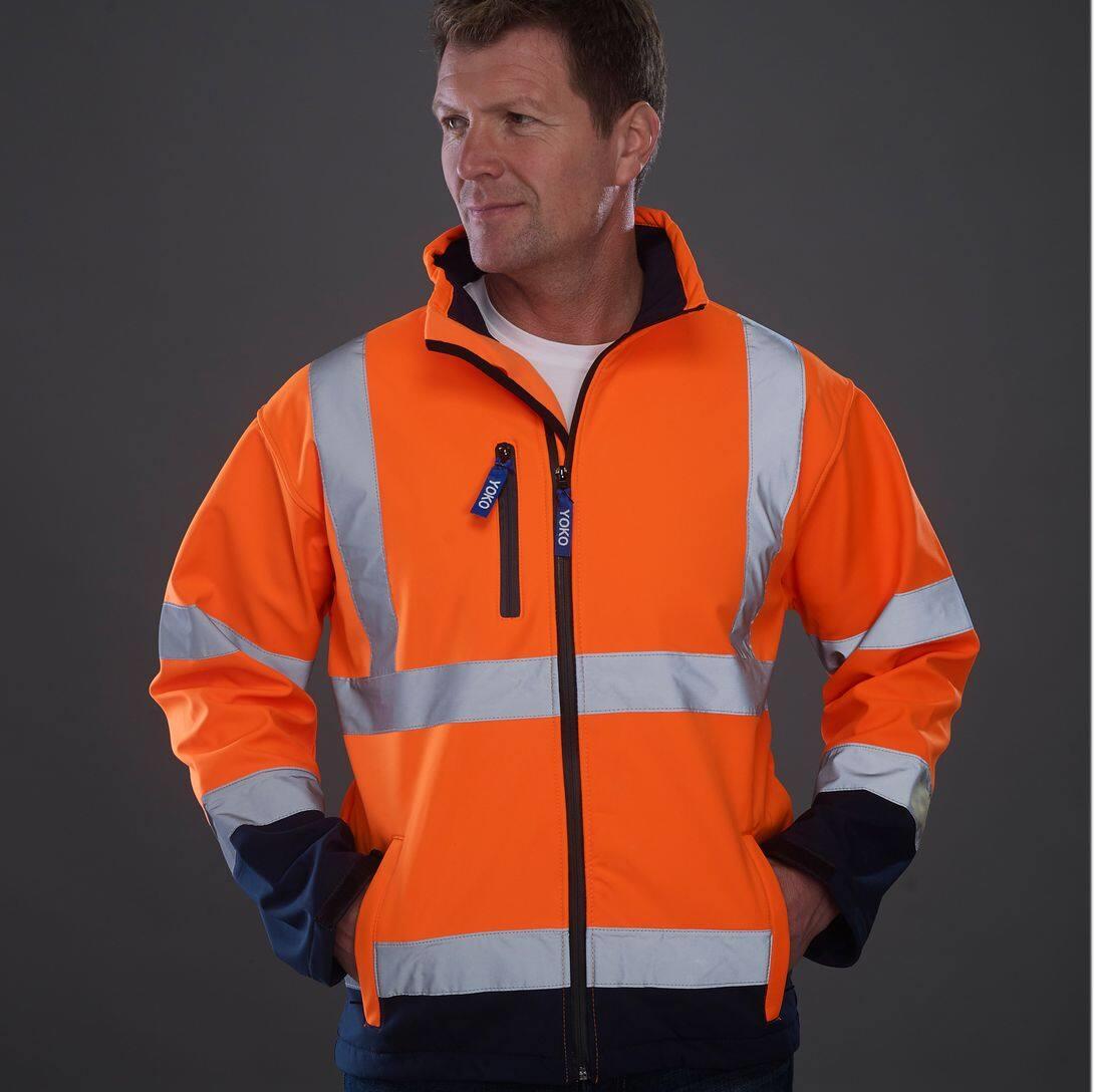 HI-VIS SOFTSHELL JACKET - Primex Textiles